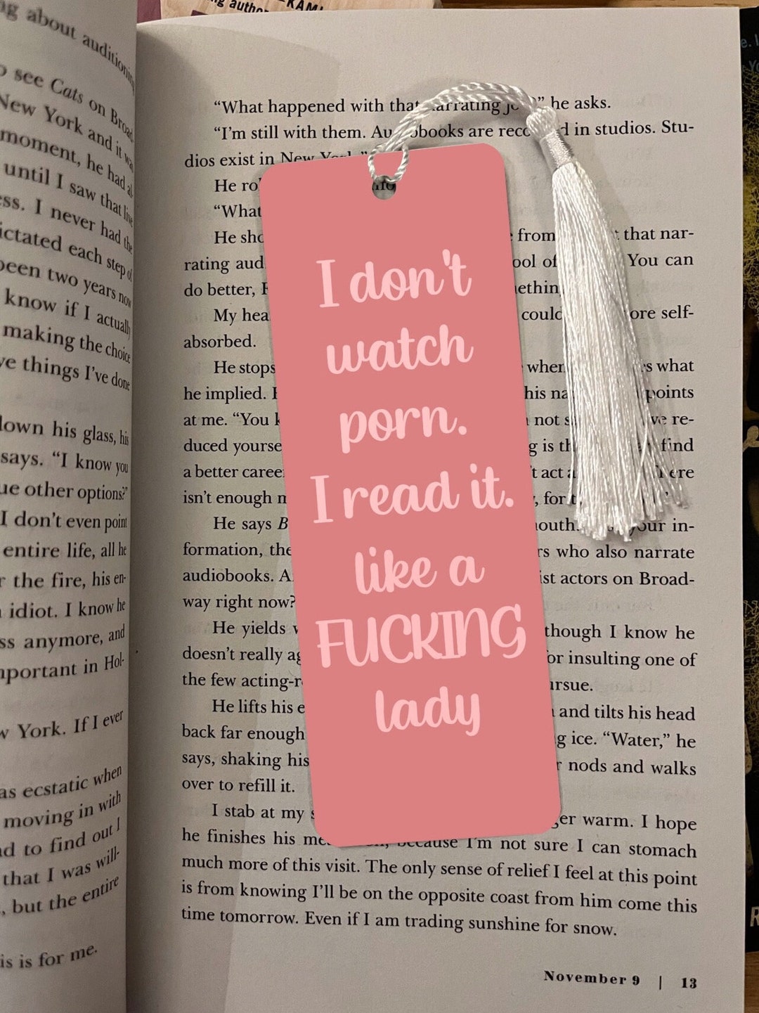 I Dont Watch Porn, I Read It Bookmark, Gift for Readers, Book ...