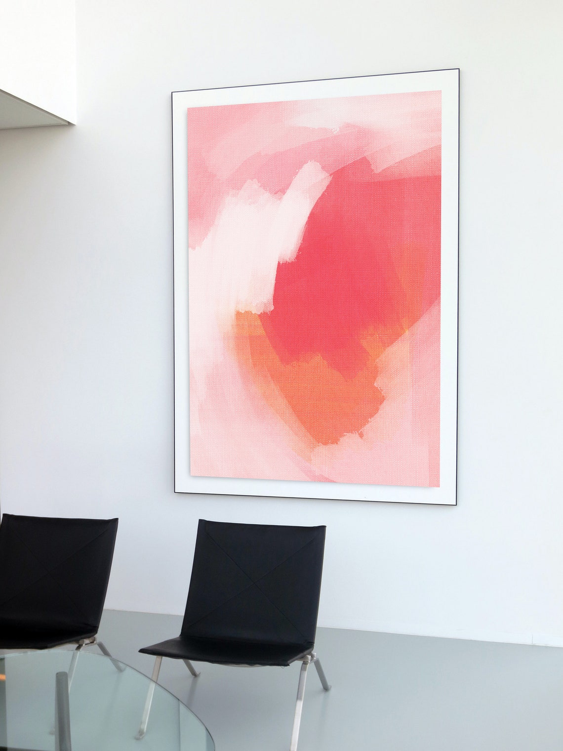 Abstract Print Pink Watercolor Printable Wall Art Digital - Etsy