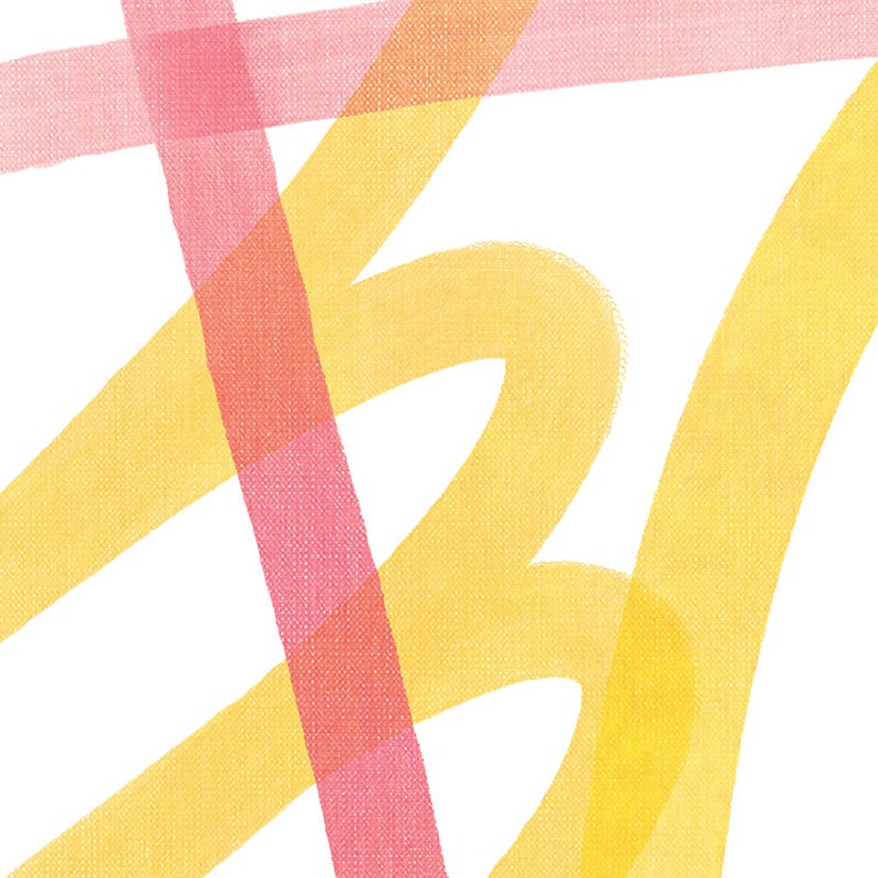 Abstract Print Yellow Watercolor Fine Art Print Printable - Etsy