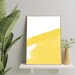 Abstract Print, Yellow Watercolor, Printable Wall Art, Digital Download ...