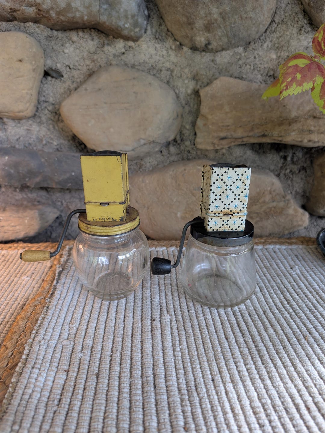 Vintage Atomic & Yellow Nut Choppers: 1950s Kitchen Decor - Etsy