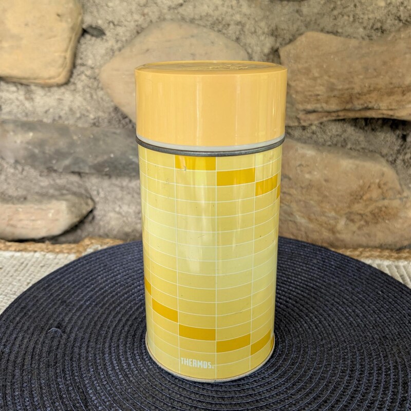 Yellow Thermos - Etsy