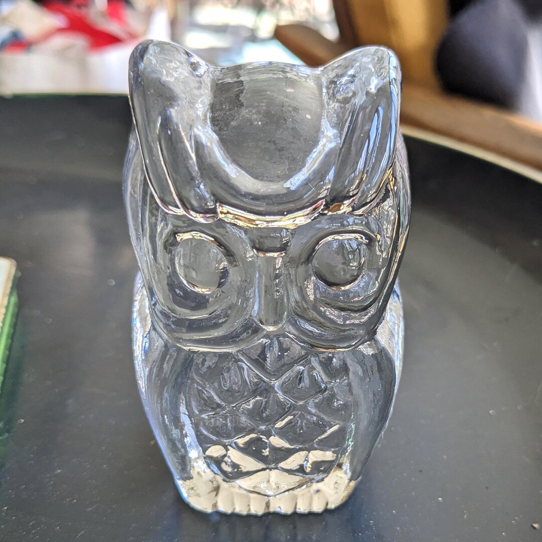 MCM Viking Owl Art Glass- Hand Made - Etsy