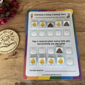 Potty/toilet Training Reward Chart - Etsy UK