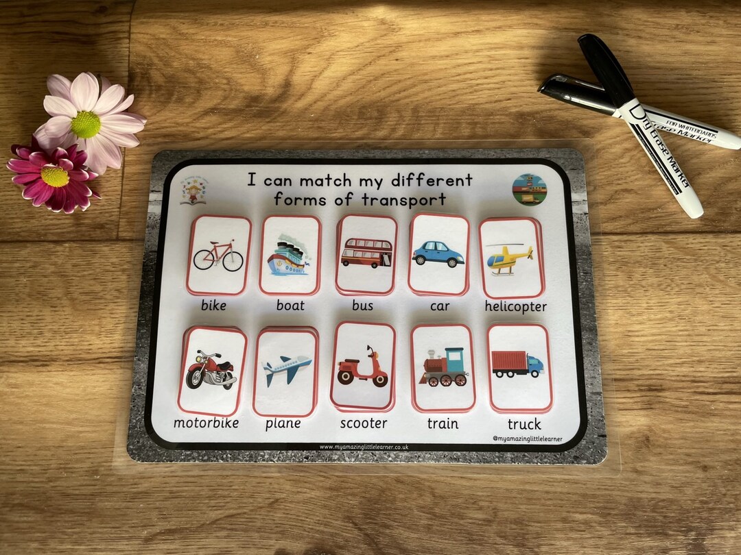 Transport Velcro Activity Mat - Etsy