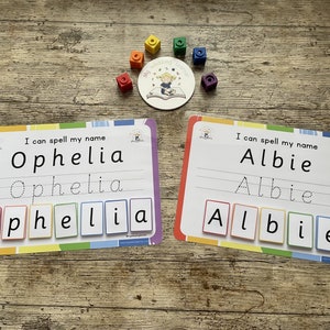 First Name Velcro Activity Mat | Preschool | Early Years | Home ...