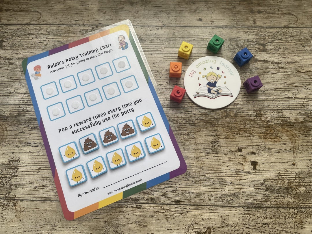 Potty/toilet Training Reward Chart Toddler - Etsy