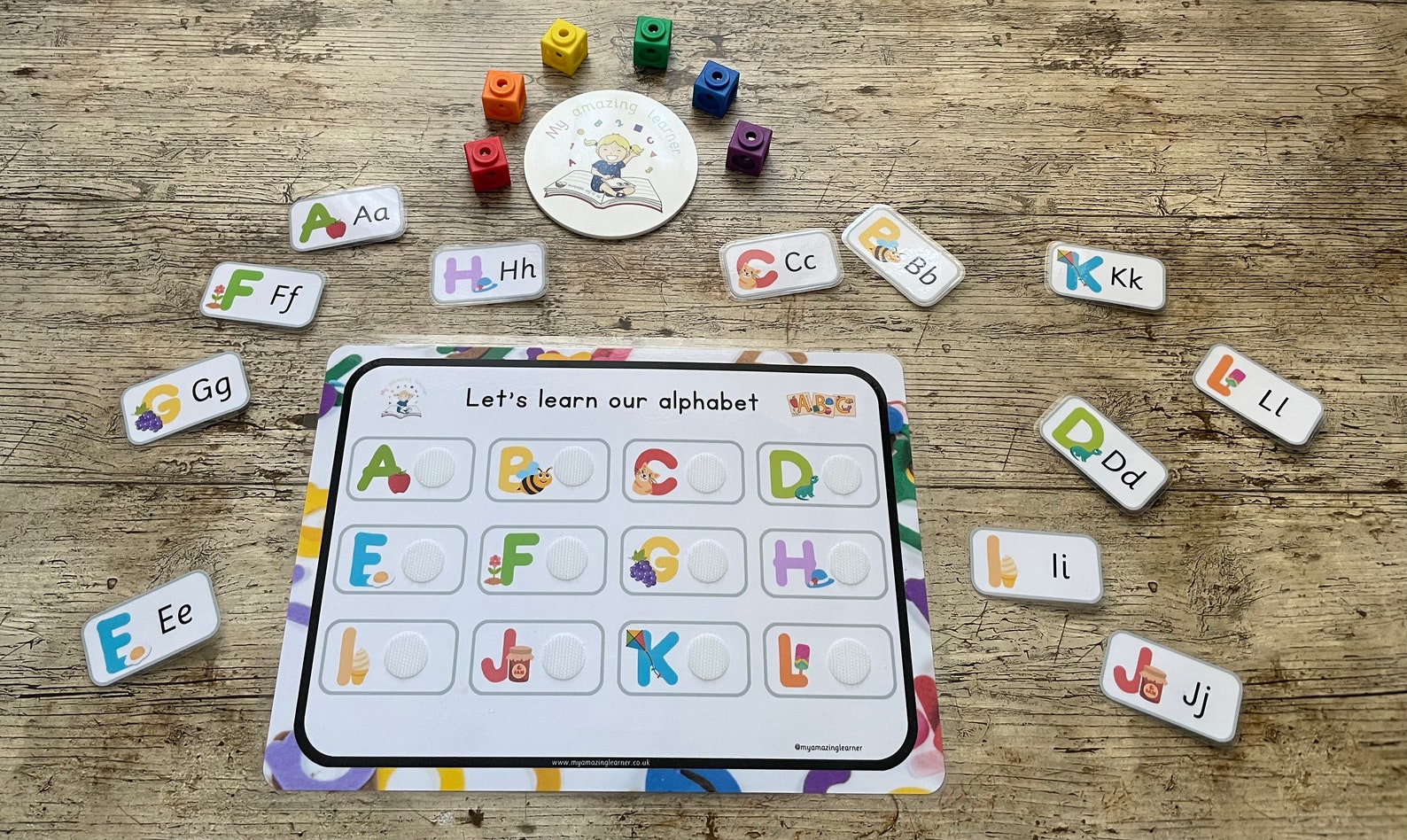 Alphabet Velcro Activity Mats - Etsy UK