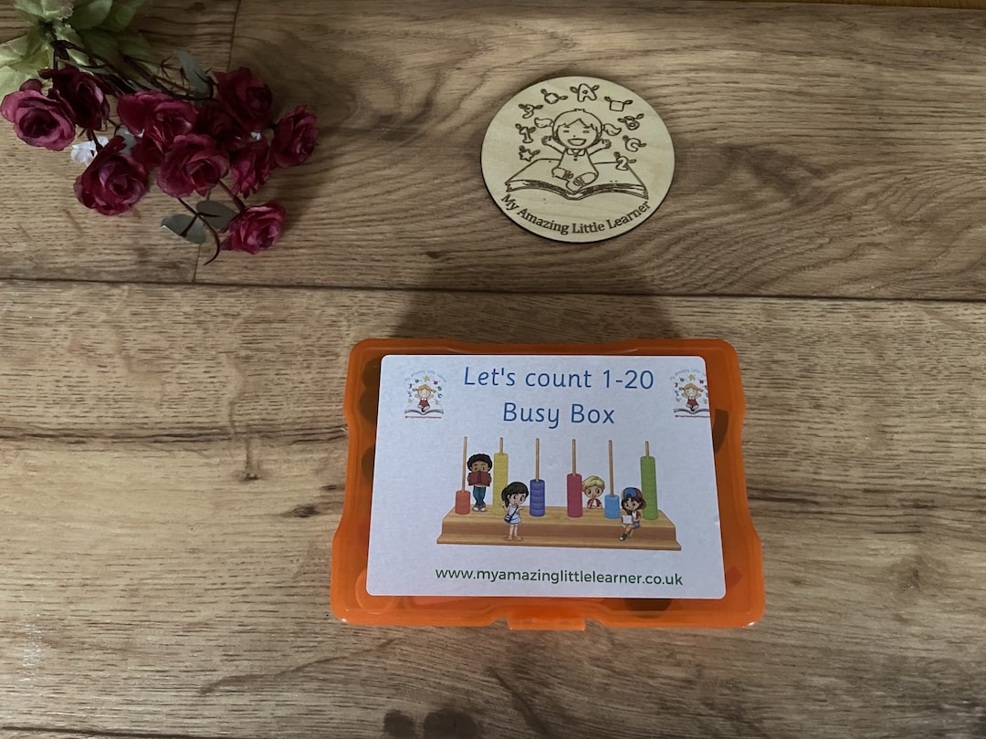 Let's Count 1-20 Busy Box - Etsy