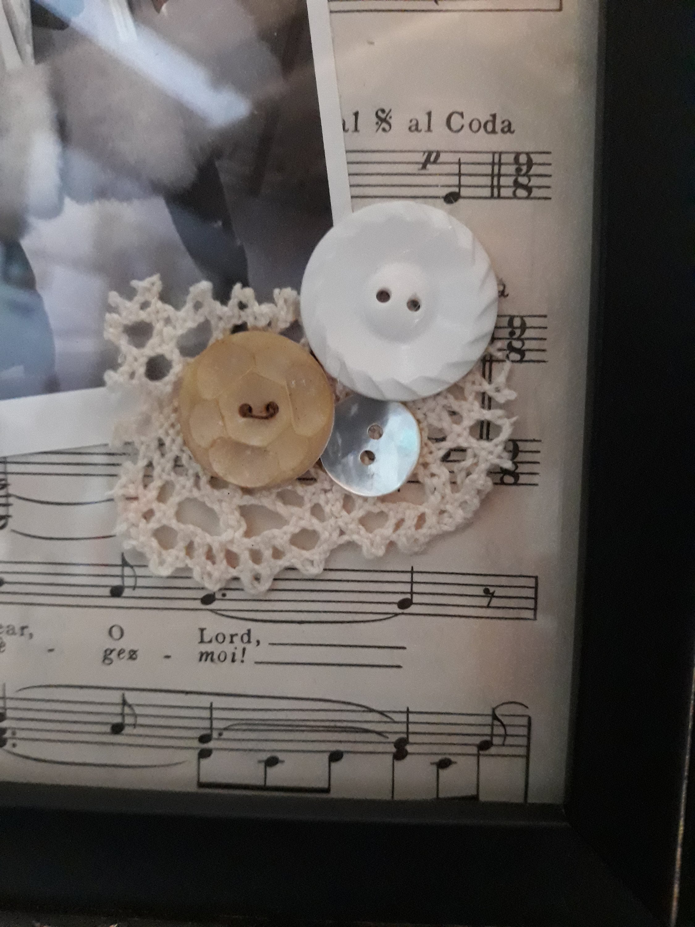 Vintage Picture Frame Vintage Music Frame Music Art Vintage Music Sheet ...