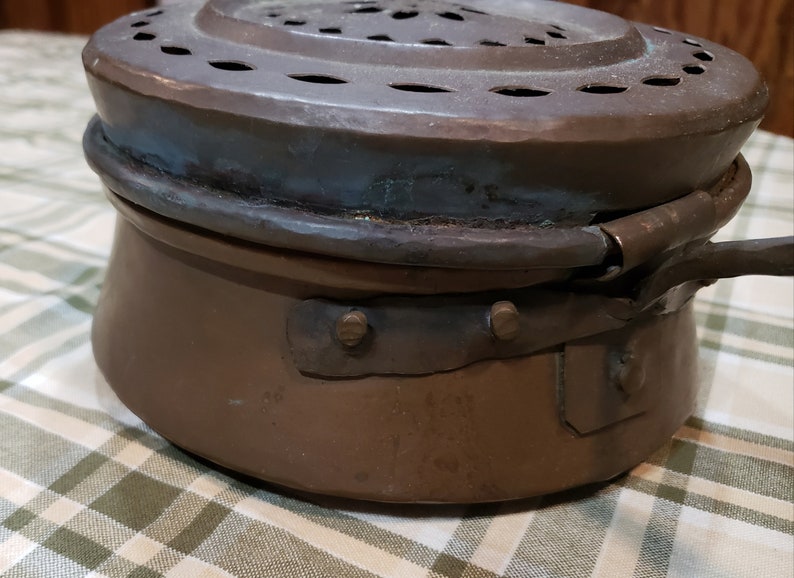 Antique Hand Hammered Copper Bead Warmer Boiler - Etsy