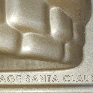 Nordic Ware Santa Cake Pan 10 Cup Heavy Cast Aluminum NIB Made in USA ...