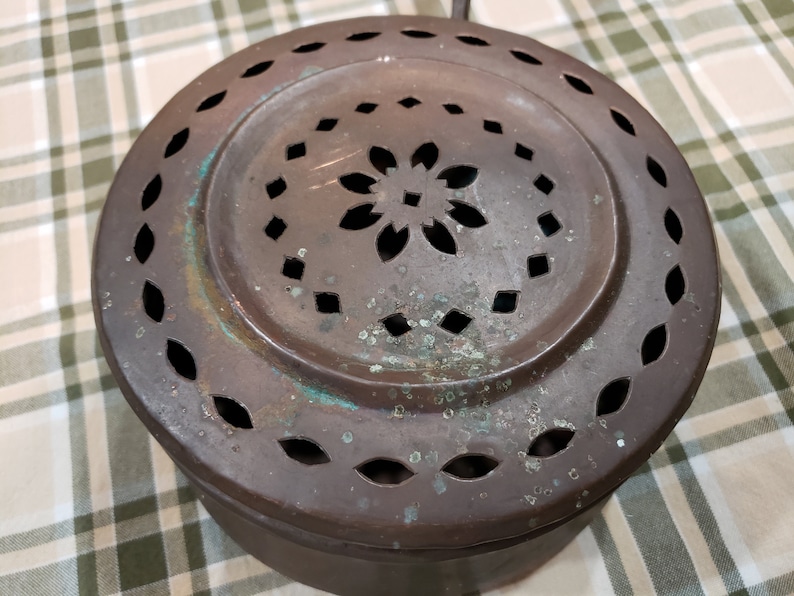 Antique Hand Hammered Copper Bead Warmer Boiler - Etsy