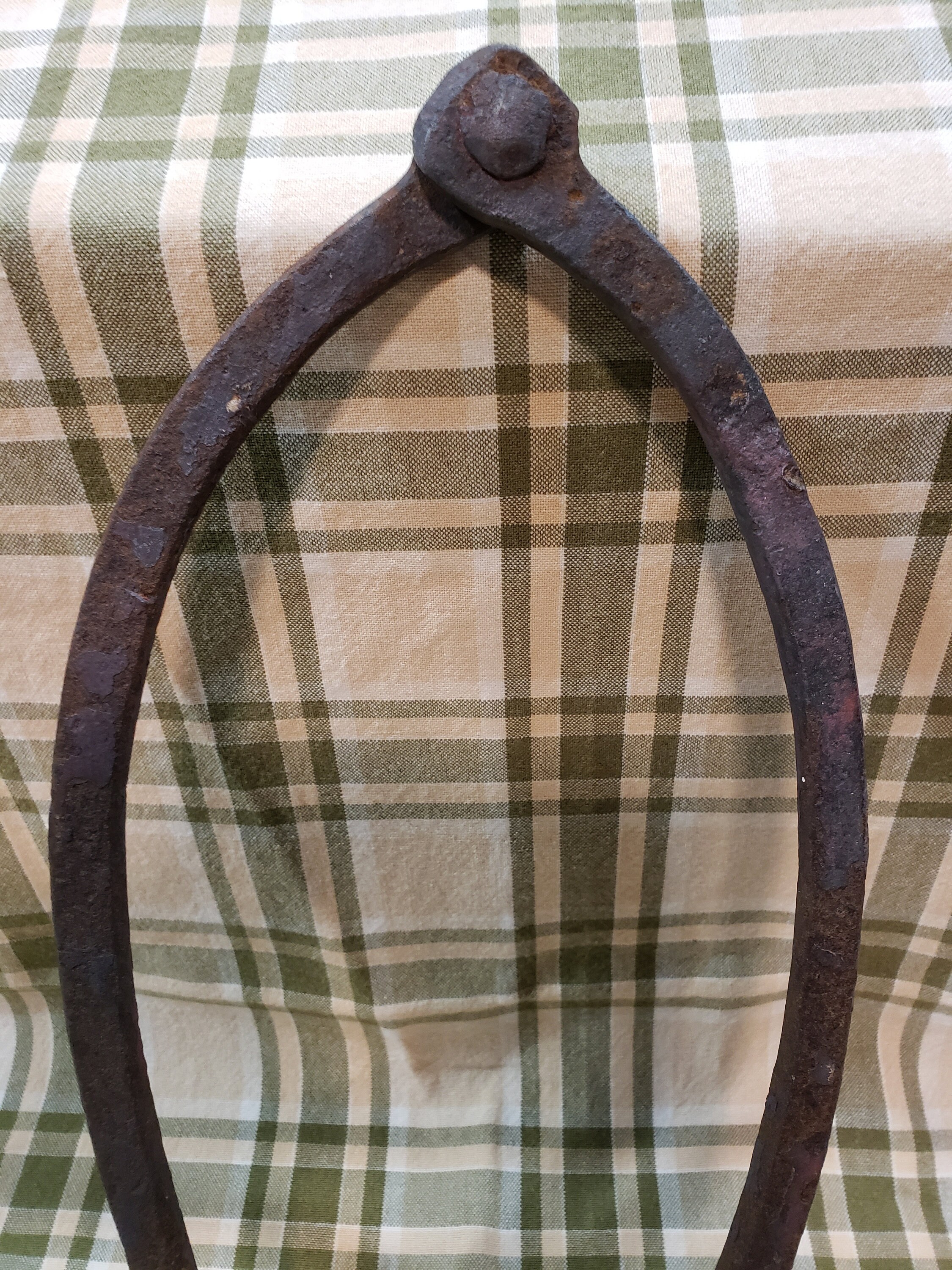 Antique Hand Forged Wishbone Hearth Pot, Kettle, Cauldron Hanger ...