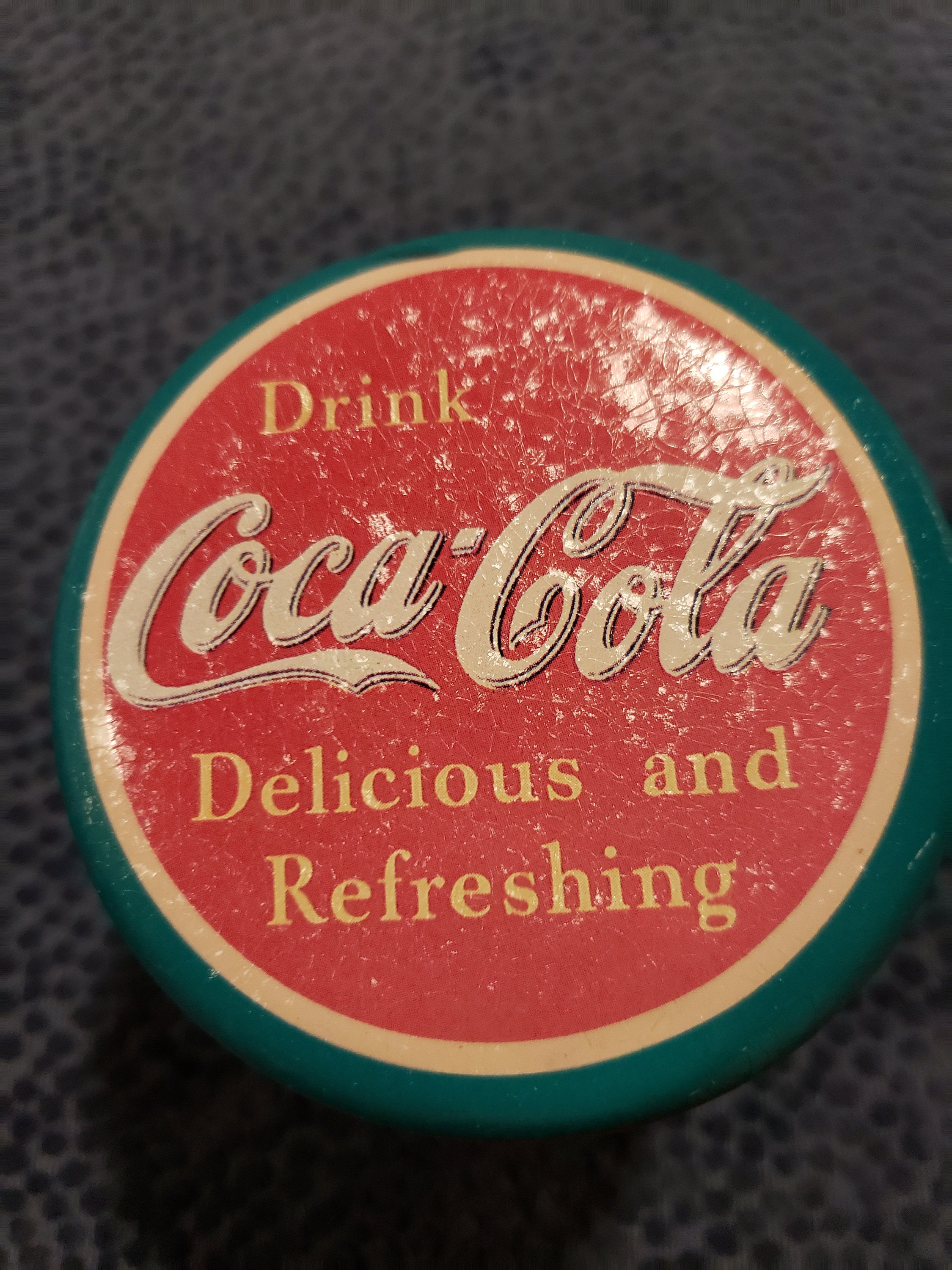 Vintage 1993 Detroit Tigers Coca Cola Green Metal Tin, Canister ...