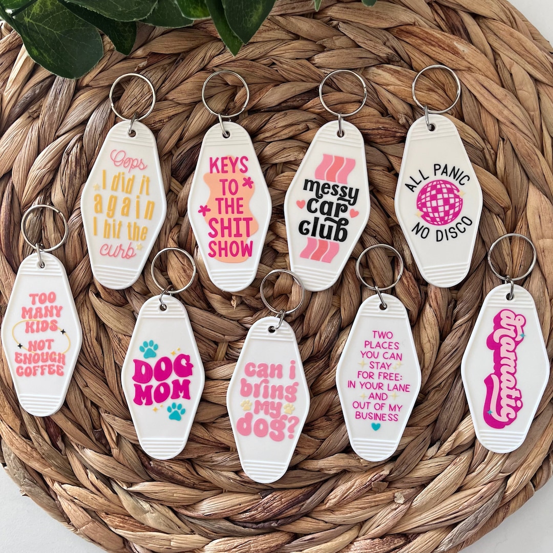 Motel Keychain - Etsy