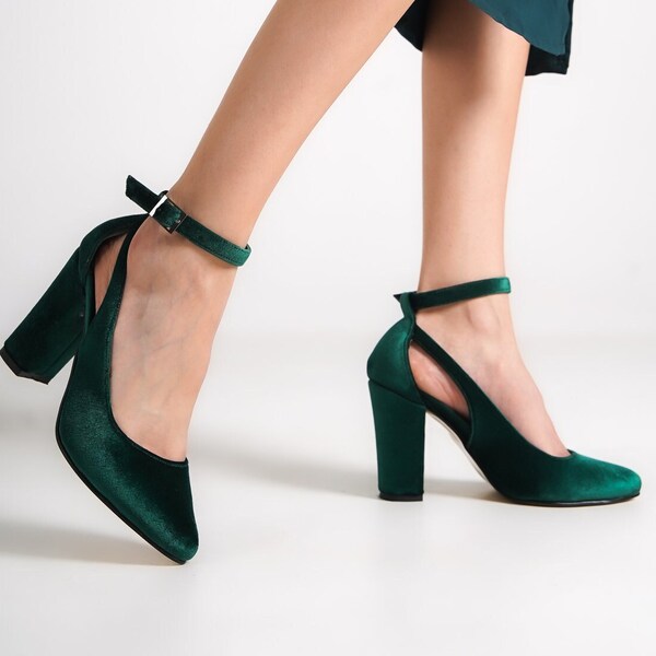 Emerald Green Shoes - Etsy