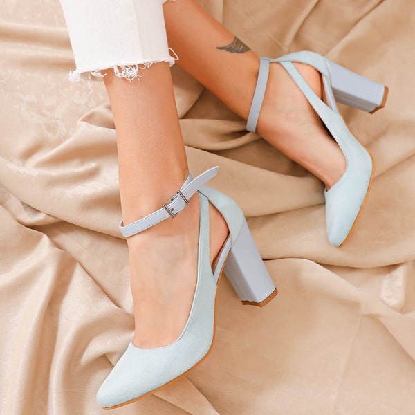 Light Blue Shoes - Etsy