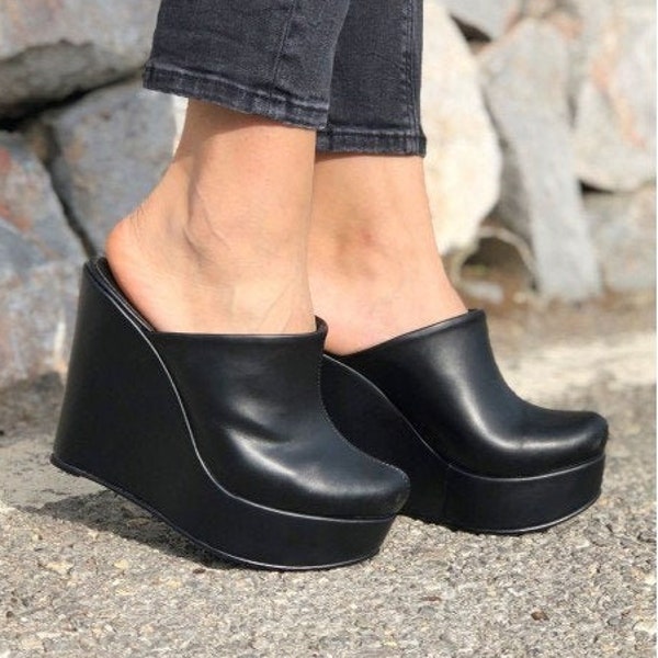 Wedge Clogs - Etsy