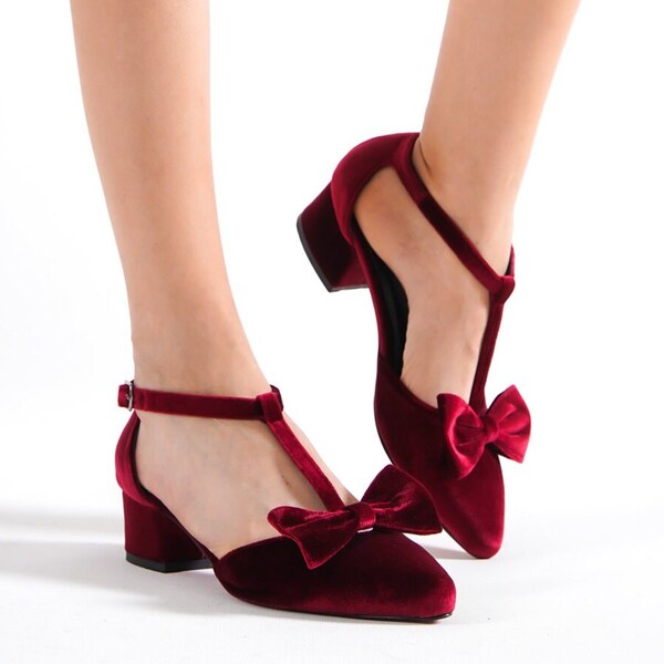 Red Bridal Shoes - Etsy