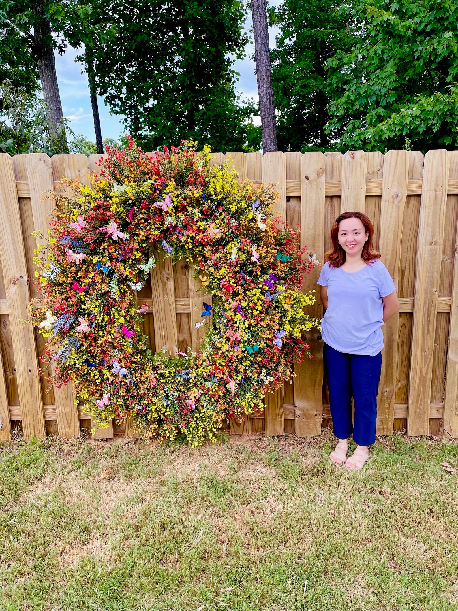 Extra Large 45~60 Inches Colorful Wreath for All Seasons - Etsy