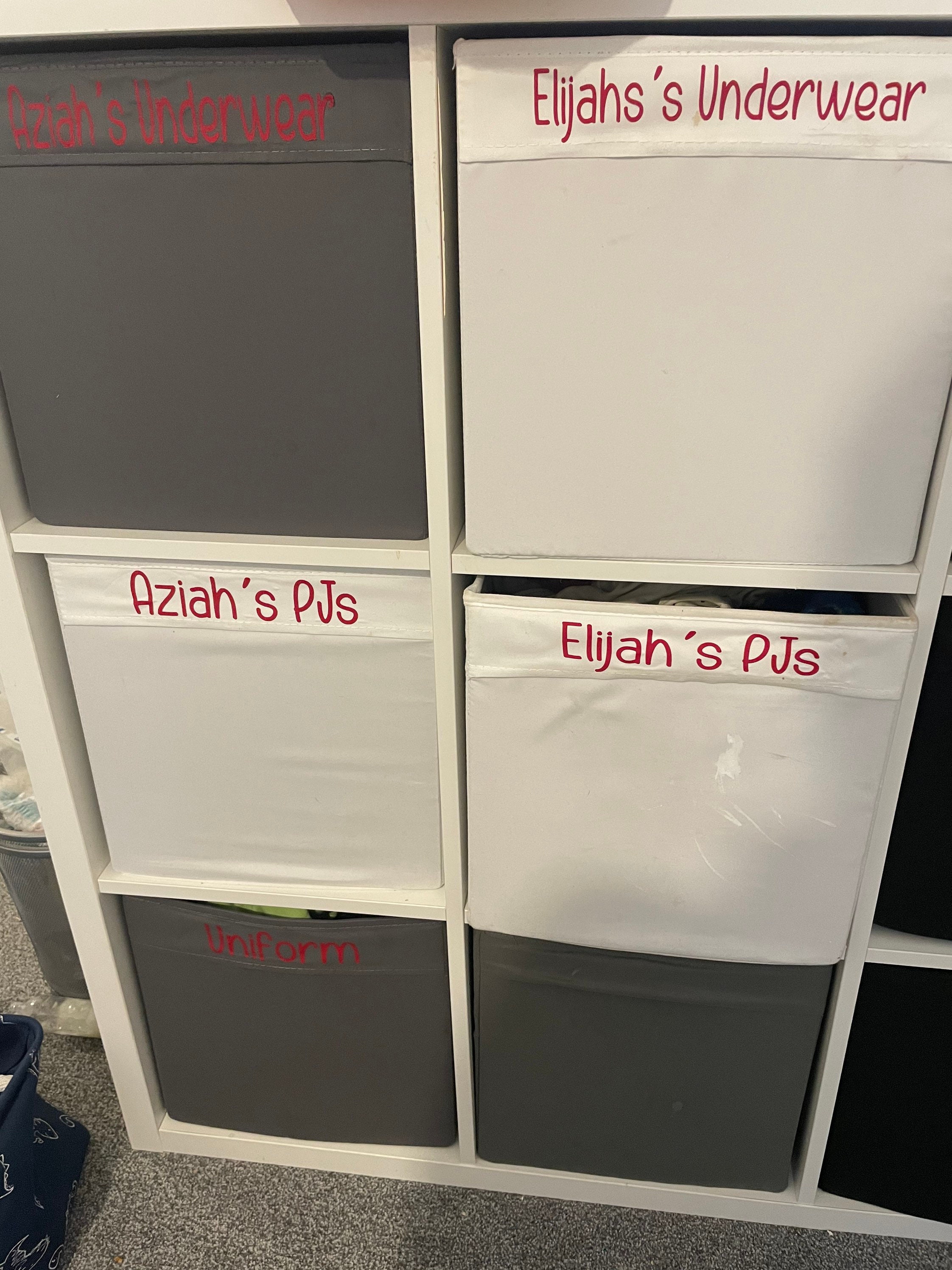 IKEA Kallax Drona Box Labels HTV Vinyl Iron on Vinyl - Etsy UK