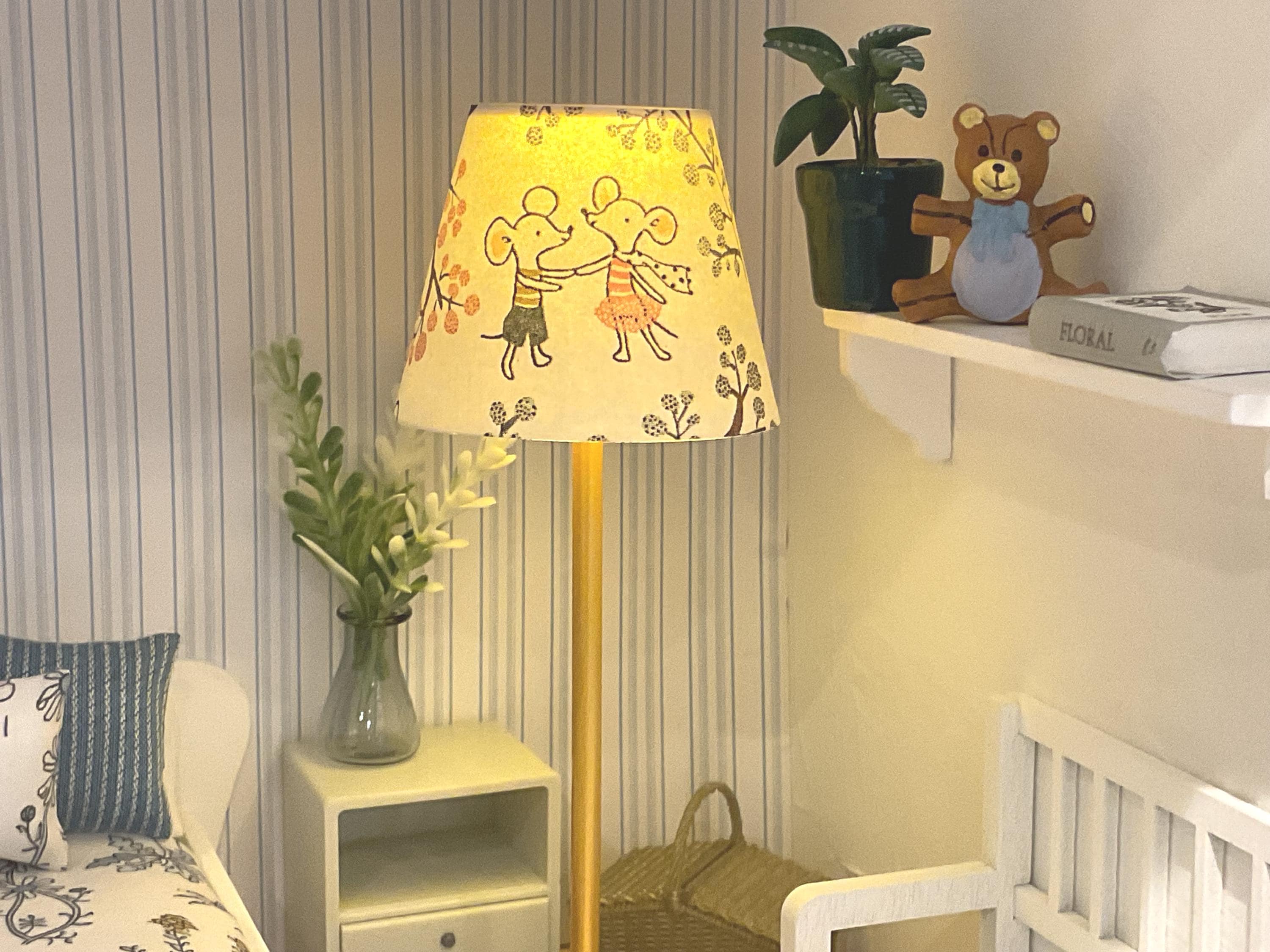Battery 12th Scale Doll House Light or Lamp Maileg Inspired - Etsy