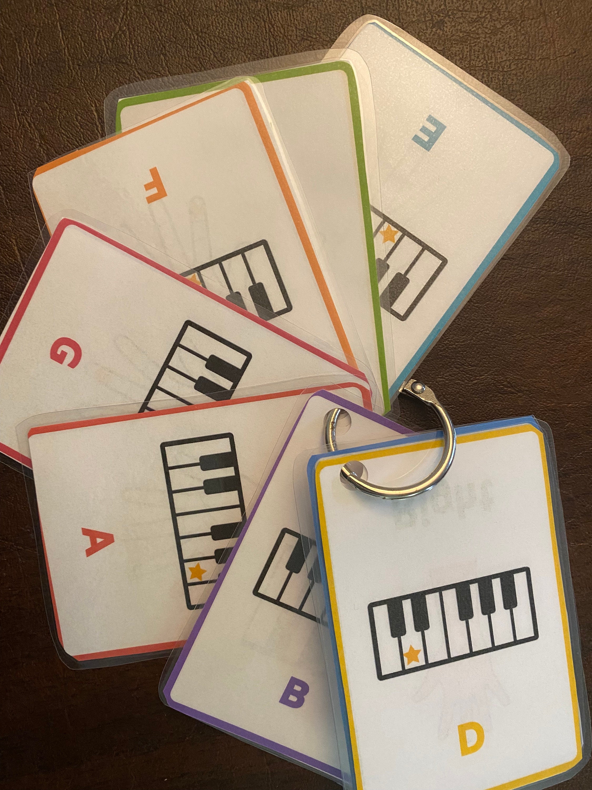 PRINTABLE First Lesson Piano Practice Cards - Etsy