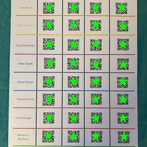 PRINTABLE Female Composers "musical Madness" Project - Etsy