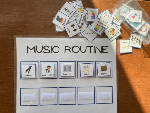 PRINTABLE Music Lesson and Practice Routine Charts - Etsy