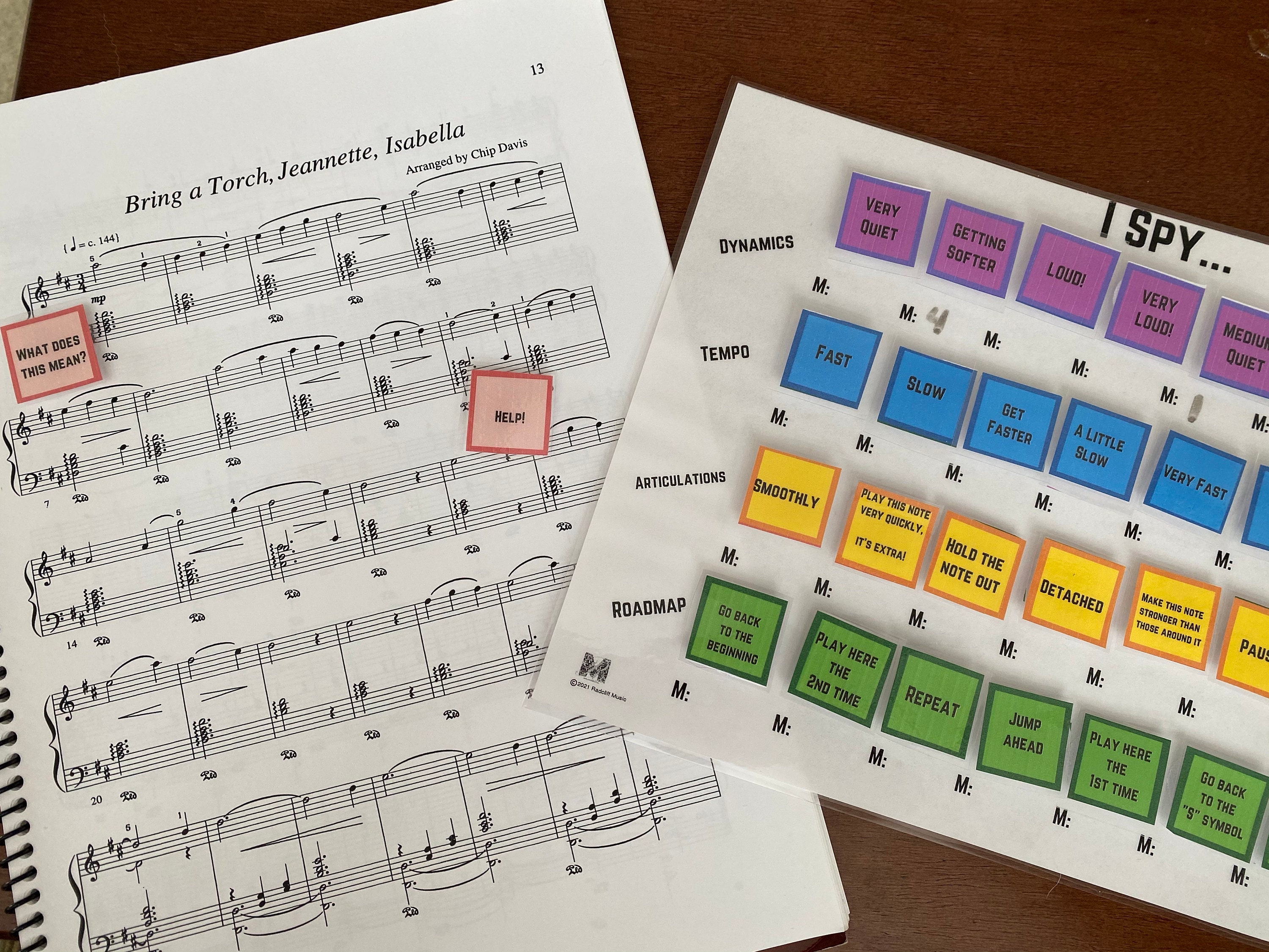 PRINTABLE "i Spy" Score Study Activity - Etsy