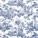 Navy Toile Pillow - Etsy