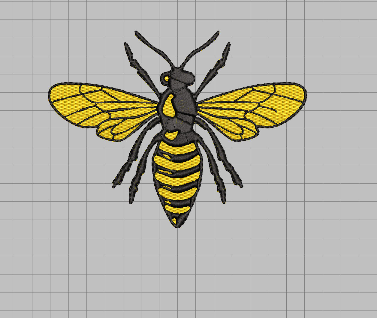 Bee Insect Motif Embroidery Design Instant Download 4 Sizes - Etsy