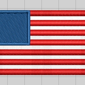 American Flag With No Stars Instant Embroidery Download - Etsy