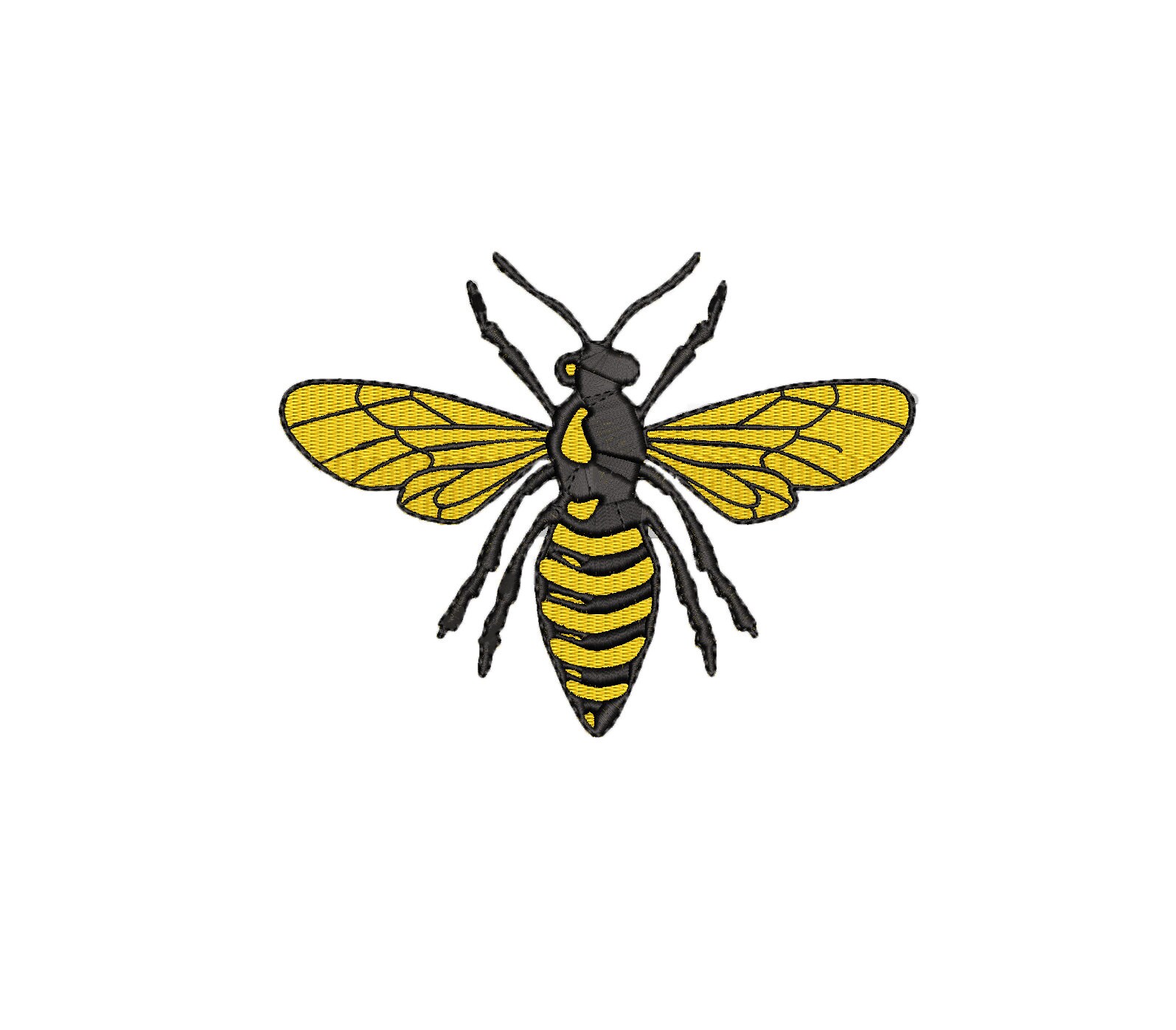 Bee Insect Motif Embroidery Design Instant Download 4 Sizes - Etsy