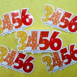 Speech Sound Norms Cute Sticker Speech Therapy SLP - Etsy