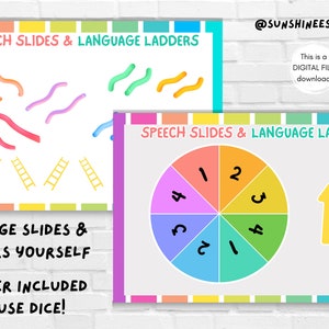 Speech Slides & Language Ladders Reward System - Etsy