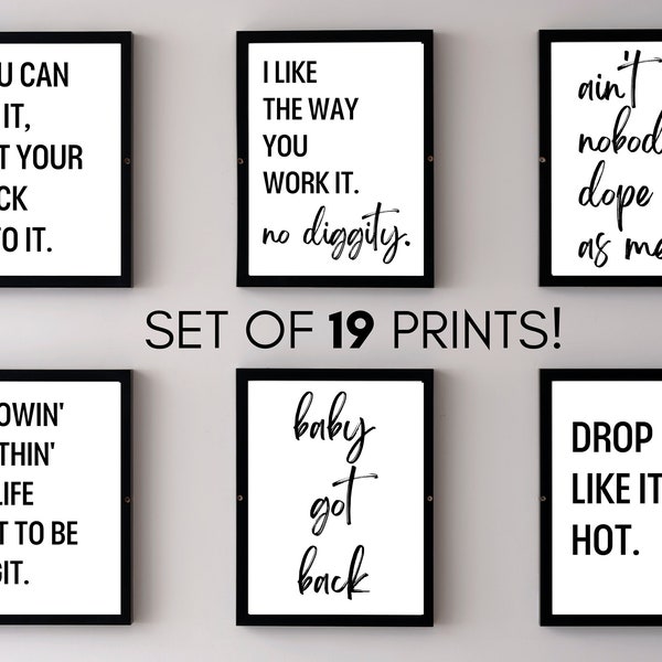 90s Hip Hop Quote - Etsy