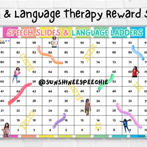 Speech Slides & Language Ladders Reward System - Etsy