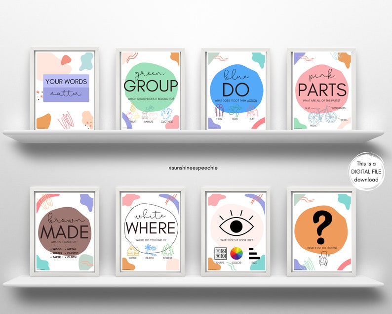 42 Speech & Language Therapy Room Decor Posters - Etsy