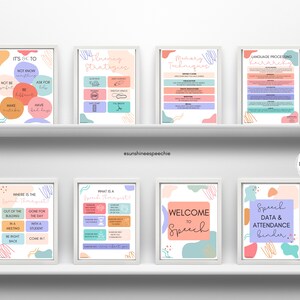 42 Speech & Language Therapy Room Decor Posters - Etsy