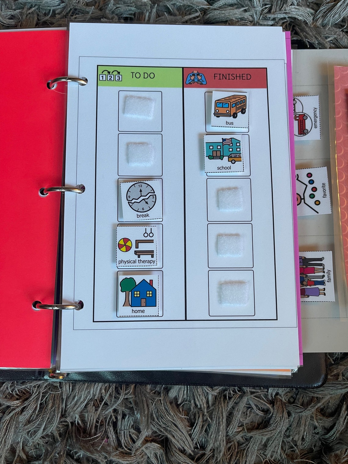 Communication pecs book | Etsy