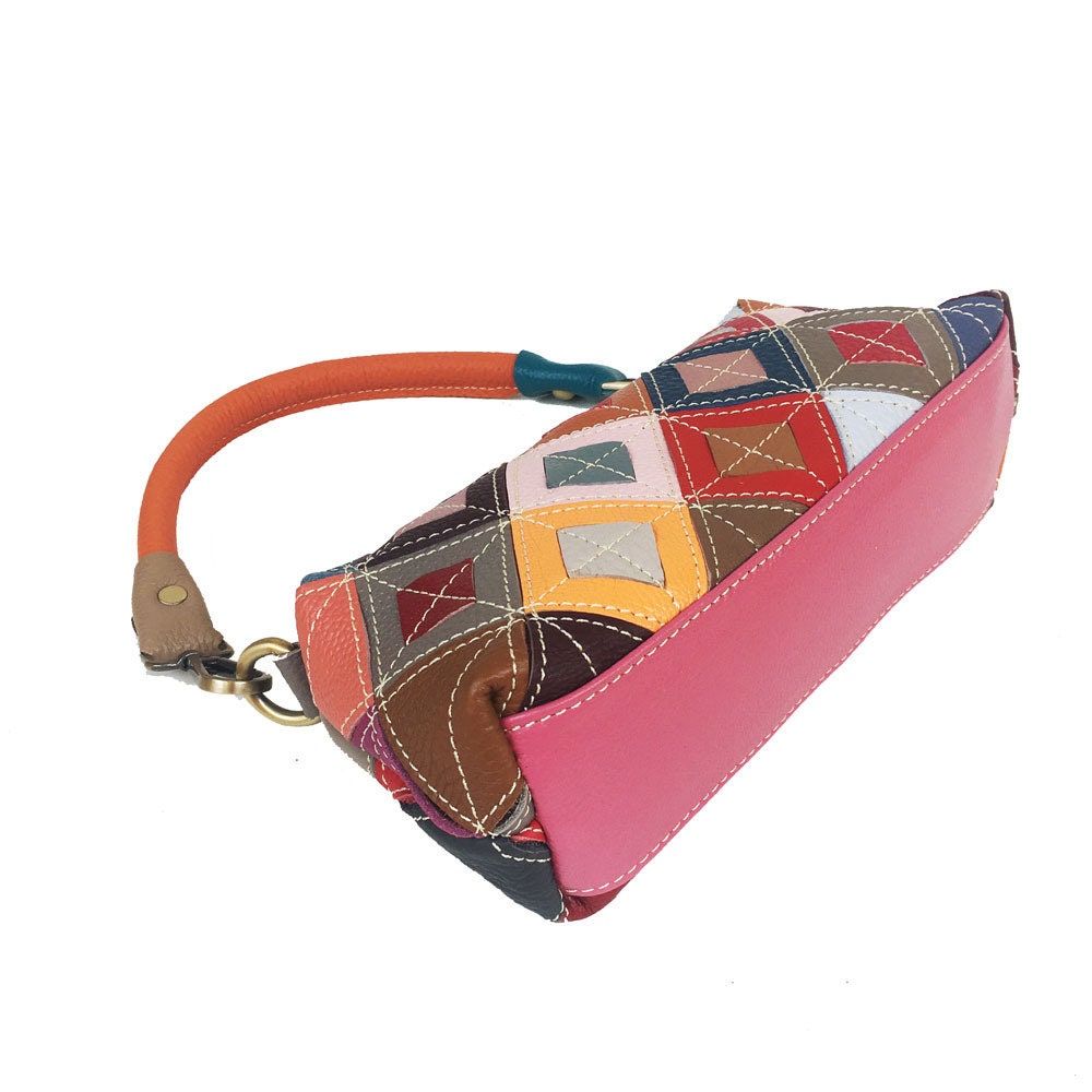 Sac à main multicolore sacoche - Etsy France