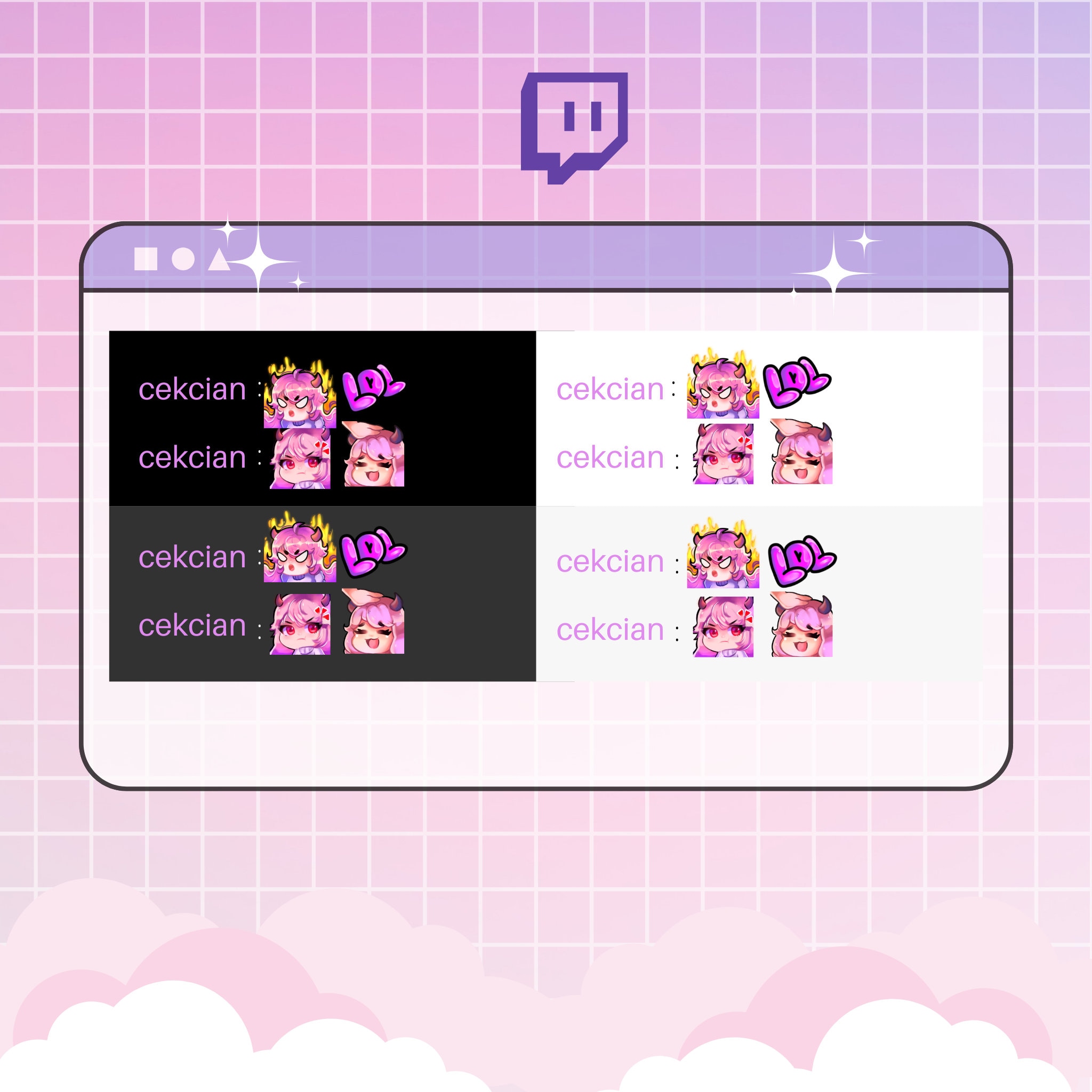Custom Twitch Emote Pack - Etsy