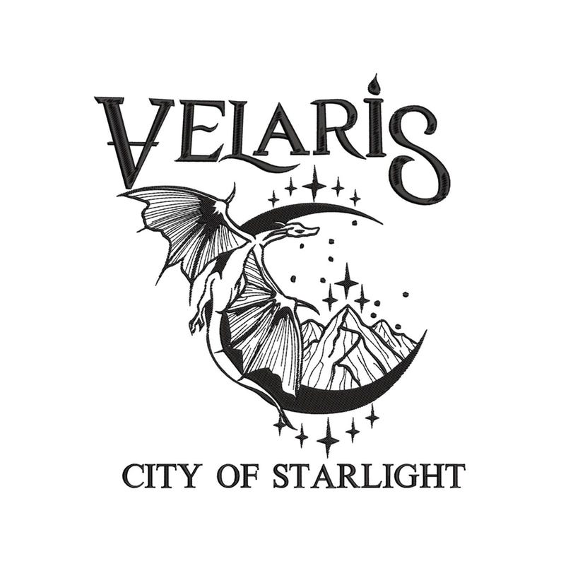 Velaris Embroidery Machine Files Design - Etsy