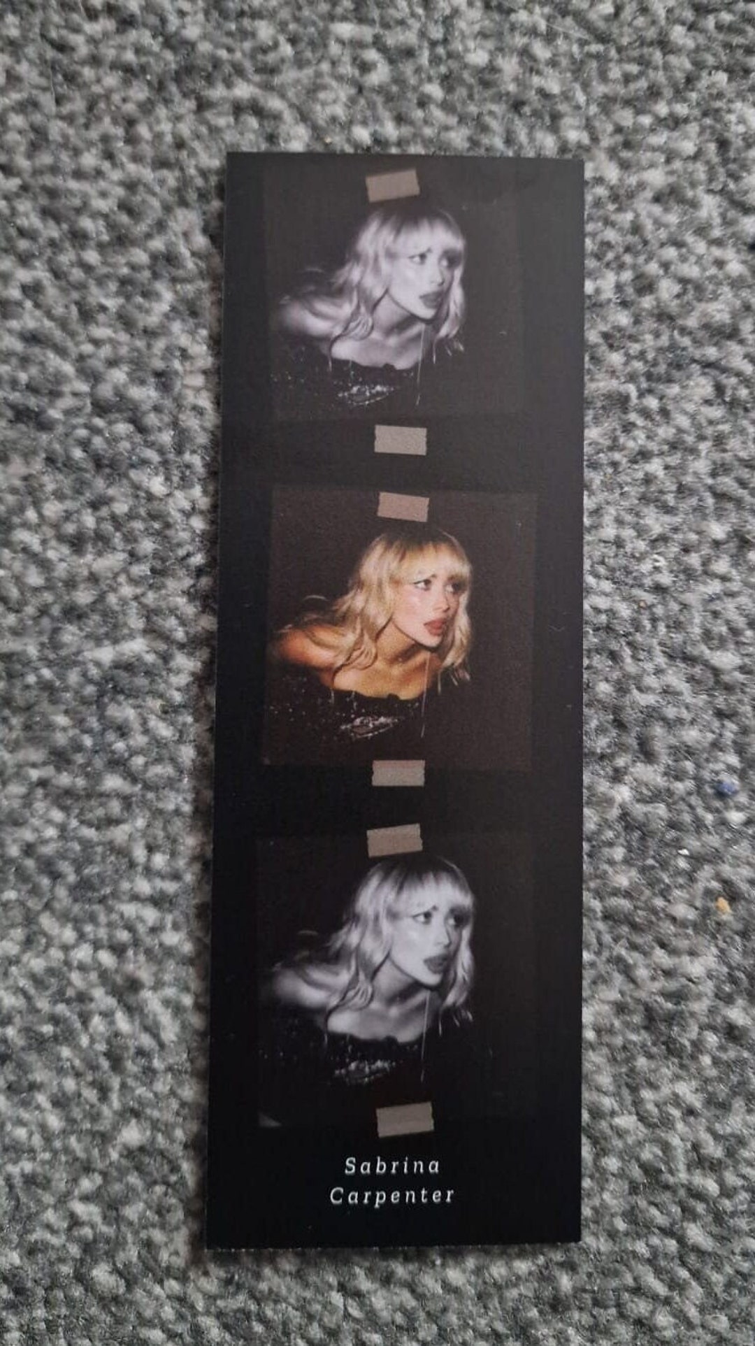 Sabrina Carpenter Photostrip Bookmark - Etsy