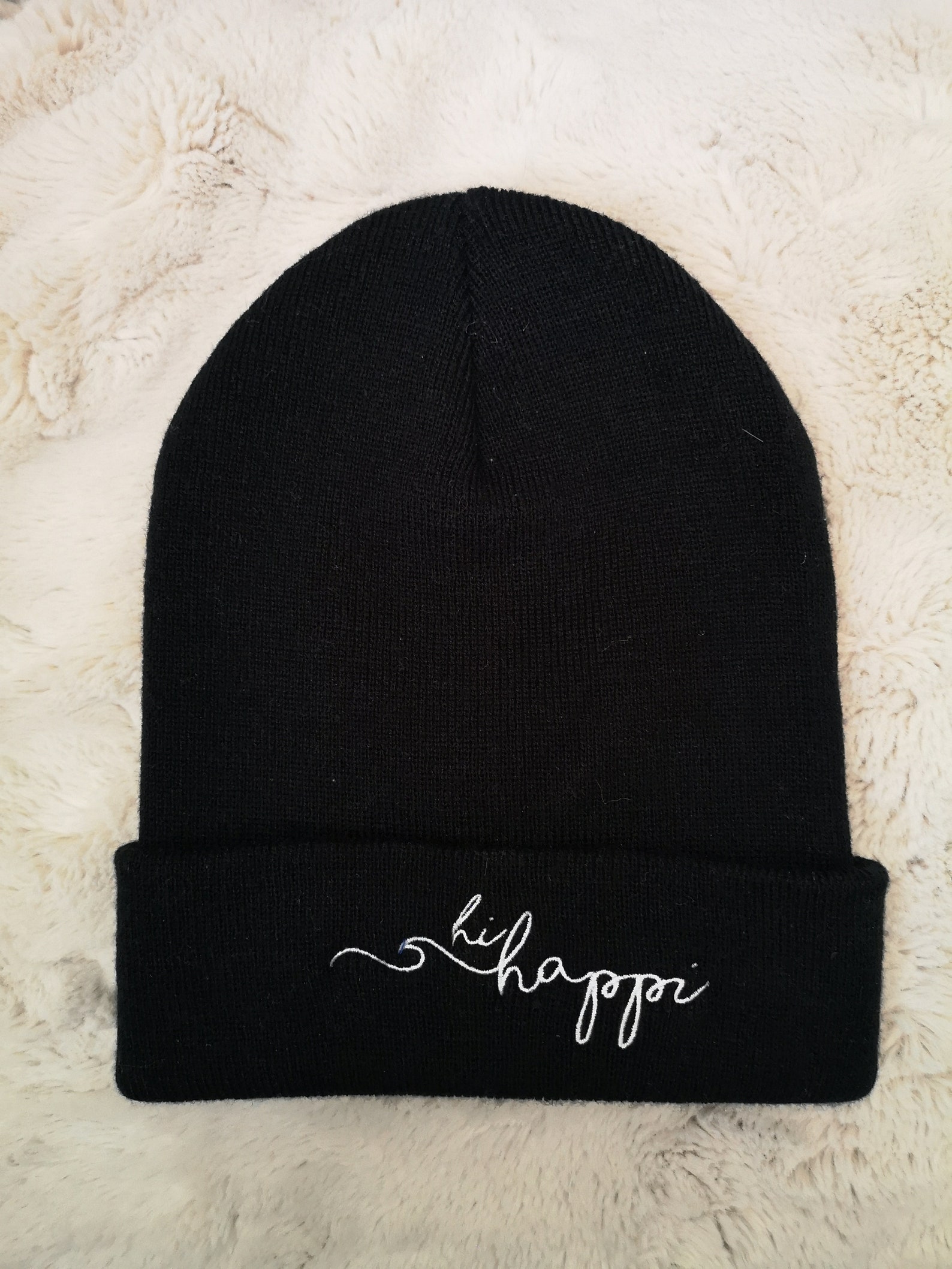 Clásico gorro negro de invierno - Etsy España