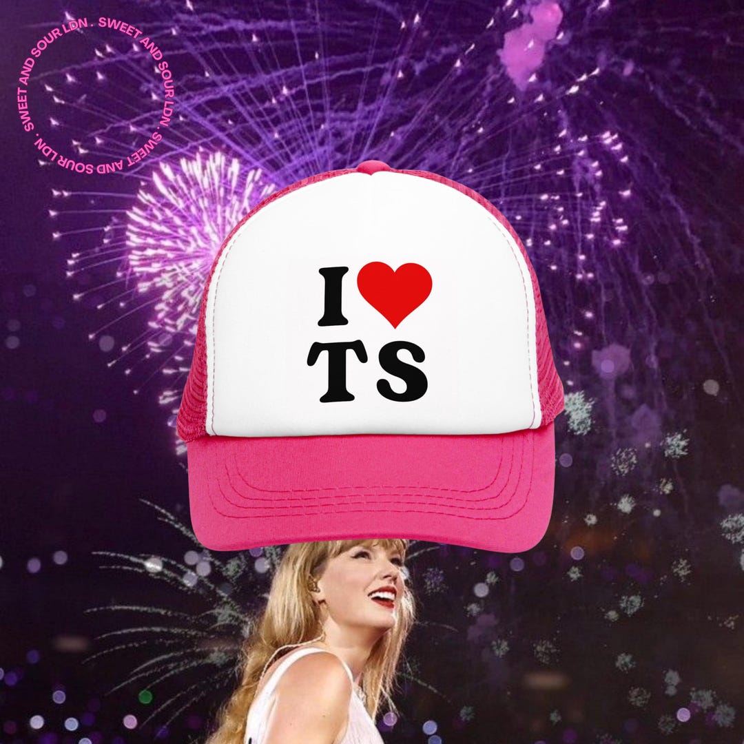 I Heart Taylor Swift Hat, I Love Taylor Swift Hat, Swiftie Merch Cap ...