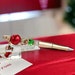 Christmas Beaded Pen, Red and Green Holiday Pen, Secret Santa Gift ...