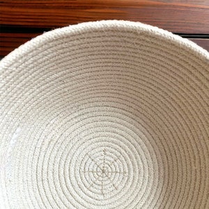 Small Rope Bowl, Modern Farmhouse Decor, Key Bowl, Modern Art Bowl ...